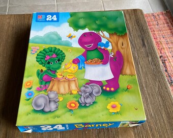 Vintage Barneys Great Adventure the Movie Kid Sized Puzzle 3 Feet 30 ...