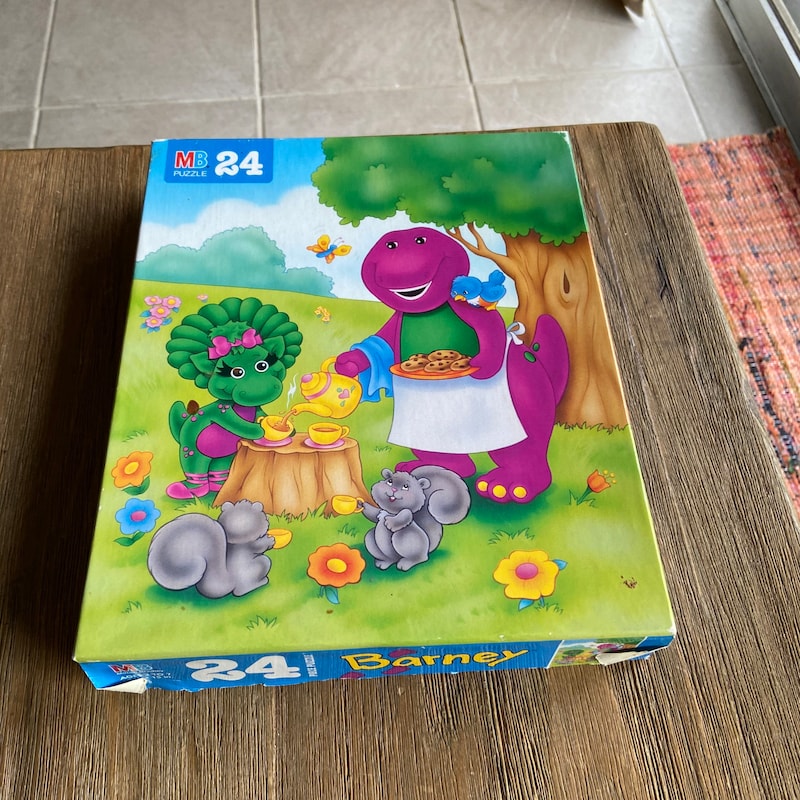 Barney Puzzle - Etsy