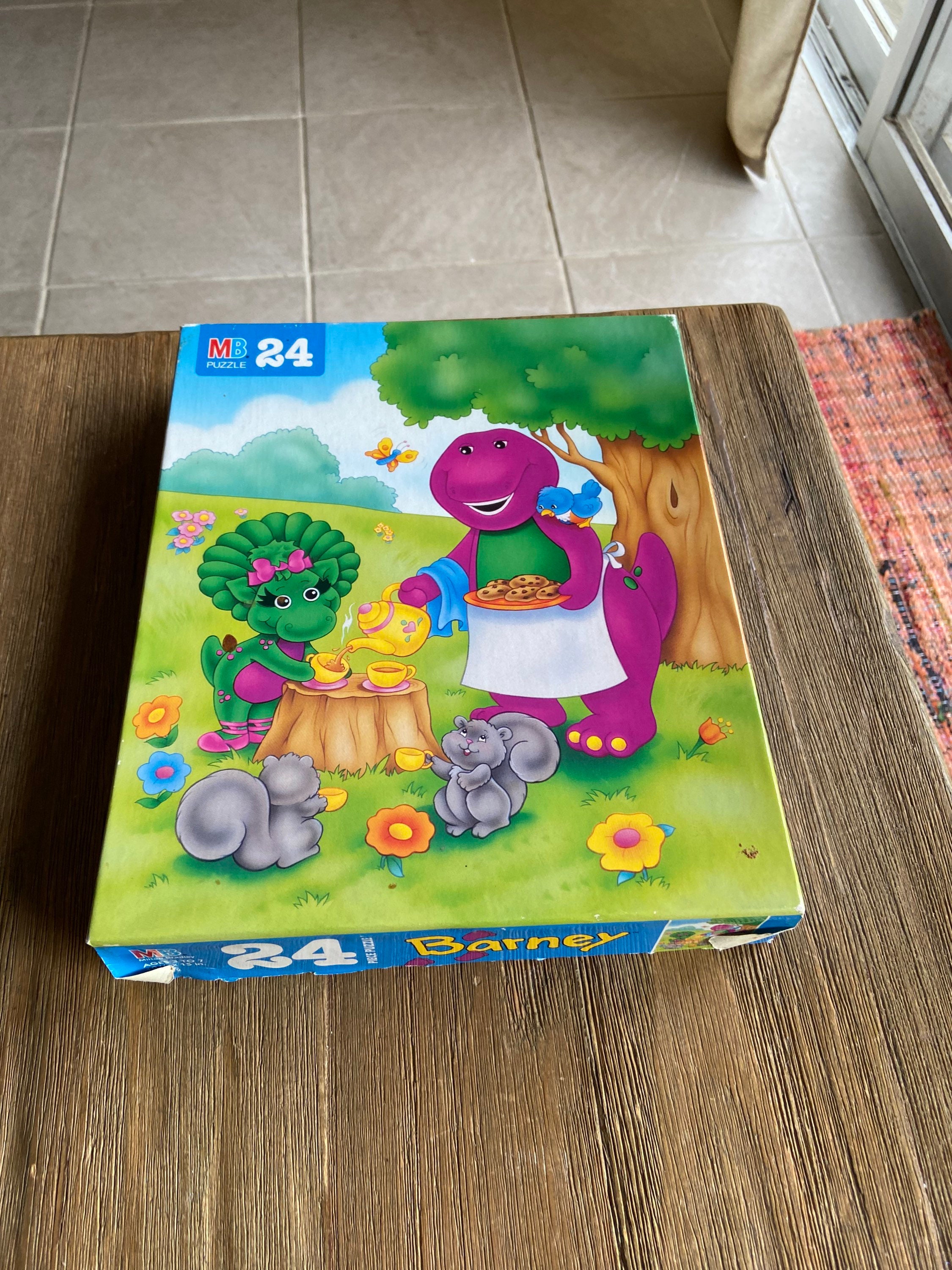 Vintage Barney Puzzle - Etsy