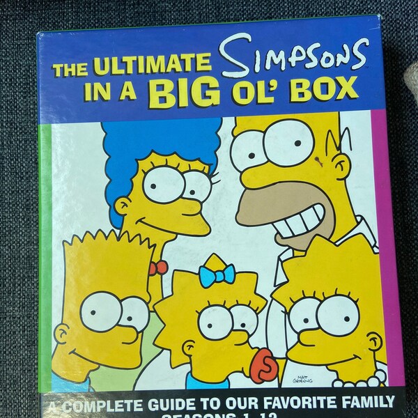 The Simpsons Box Set - Etsy