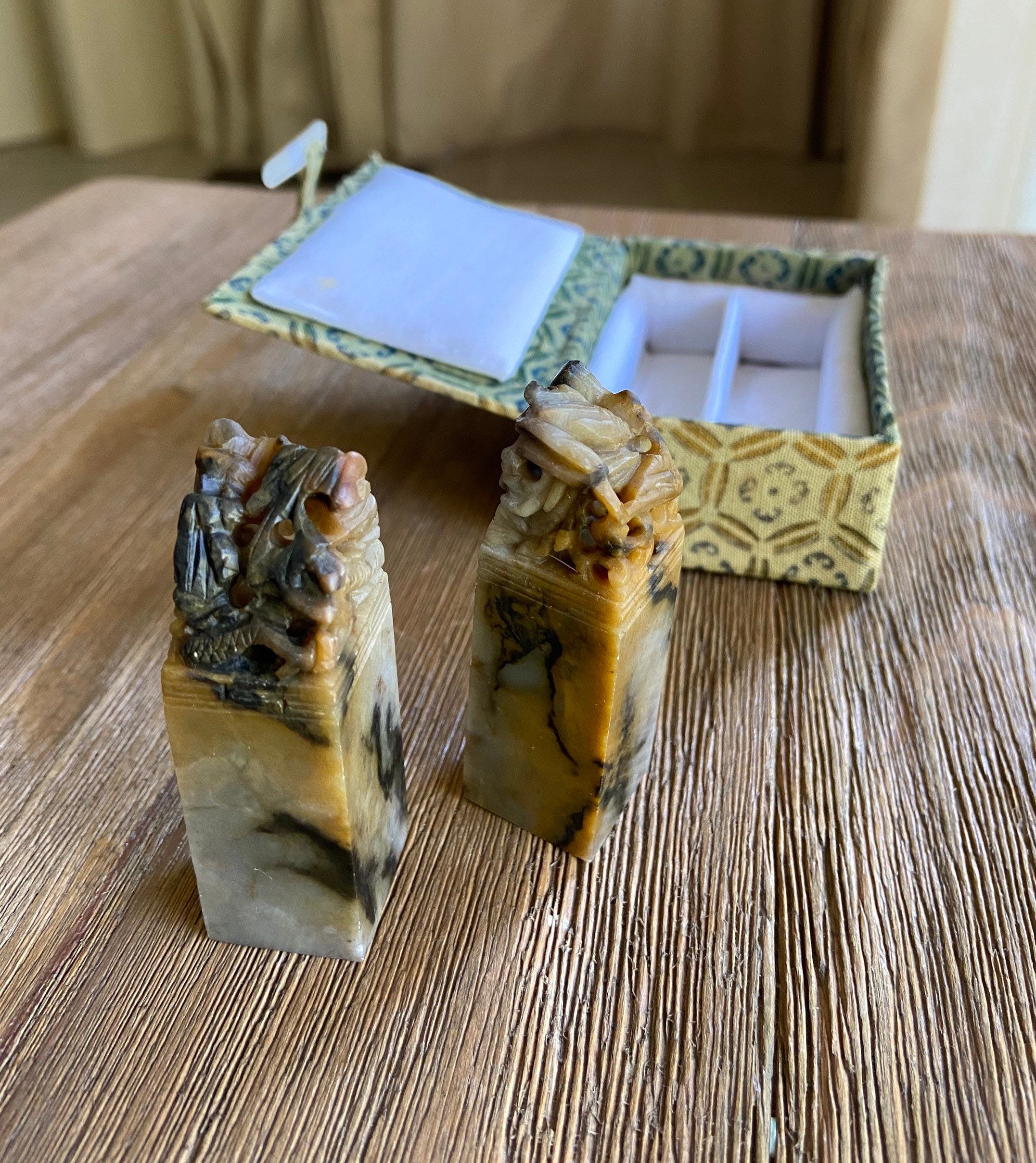 Vintage Asian calligraphy stamps | Etsy