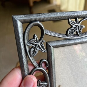 Vintage Ivy Leaves Metal Picture Frame - Etsy
