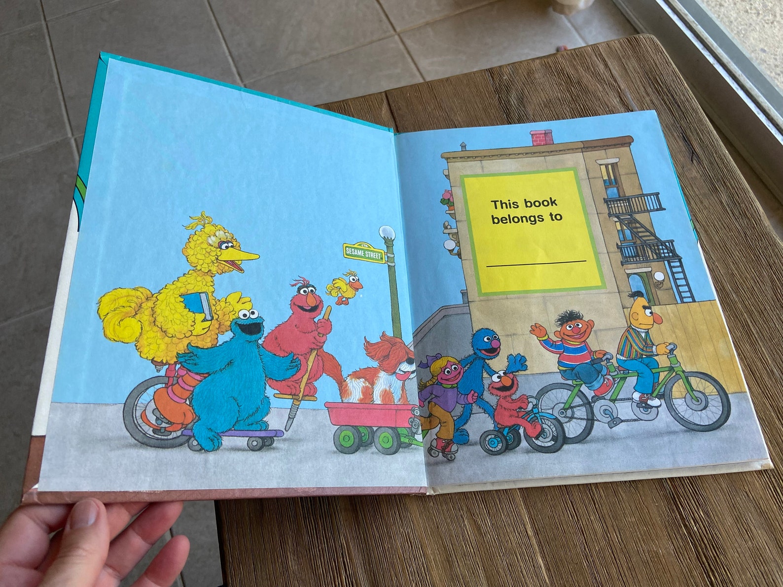 Vintage All About Me Sesame Street Book - Etsy