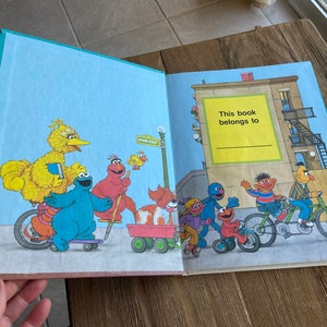 Vintage All About Me Sesame Street Book - Etsy