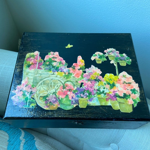 Decorated Cigar Box - Etsy