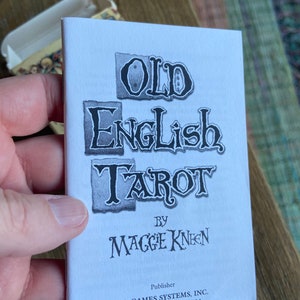 Vintage Old English Tarot Cards - Etsy