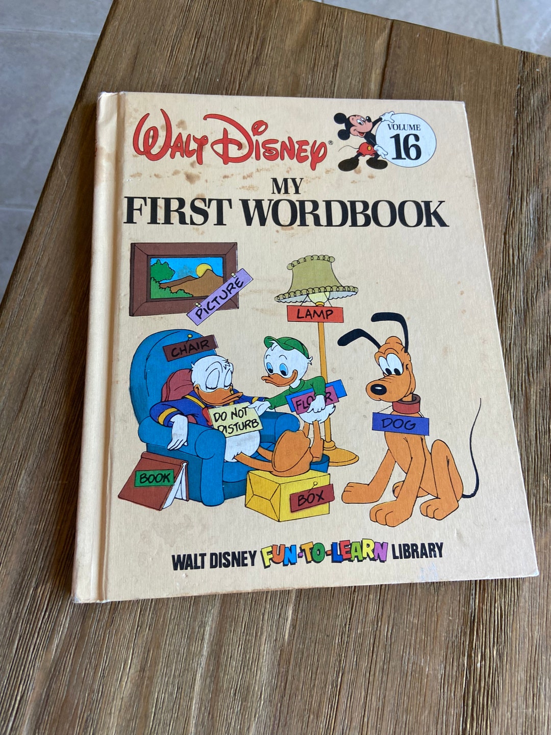 Vintage Disney First Workbook Book - Etsy