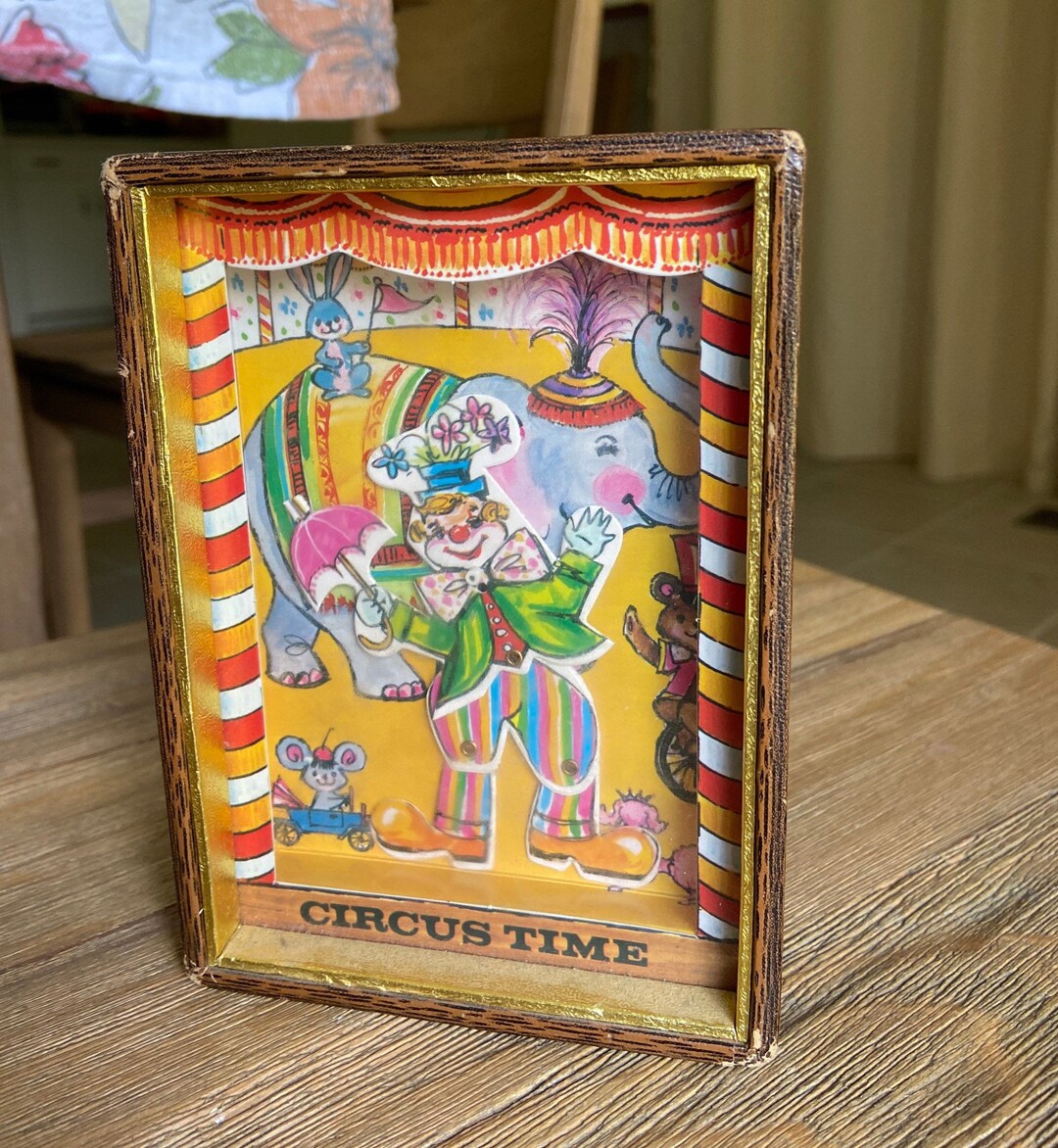 Vintage Dancing Clown Music Box - Etsy