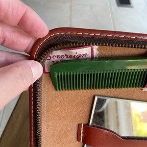 Vintage Sovereign Men’s Grooming Kit With Leather Case - Etsy