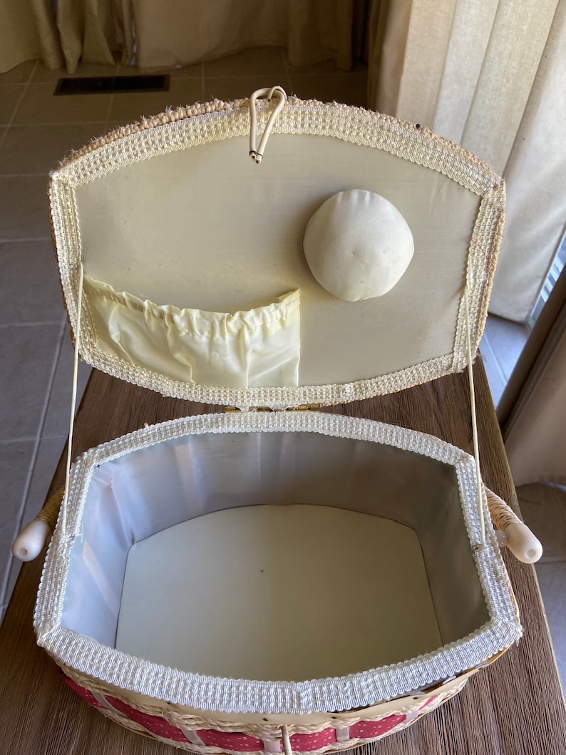 Vintage Sewing Basket - Etsy