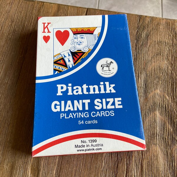 Giant Playing Cards - Etsy