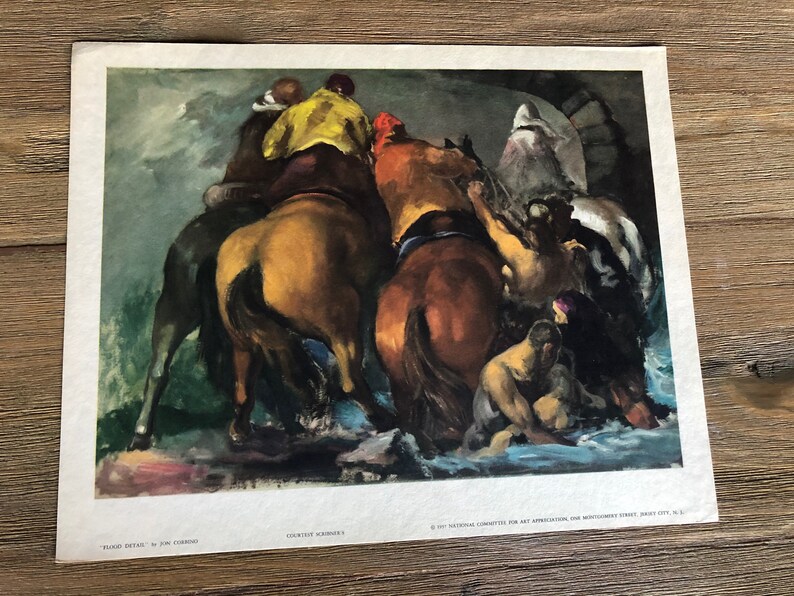 Flood Detail by Jon Corbino Vintage Print - Etsy