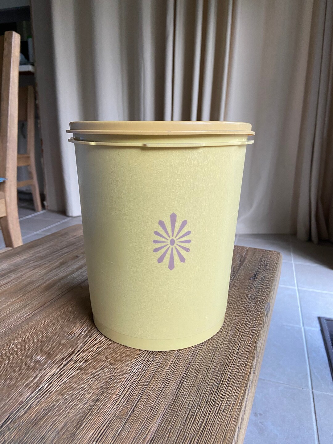Vintage Tupperware Canister - Etsy