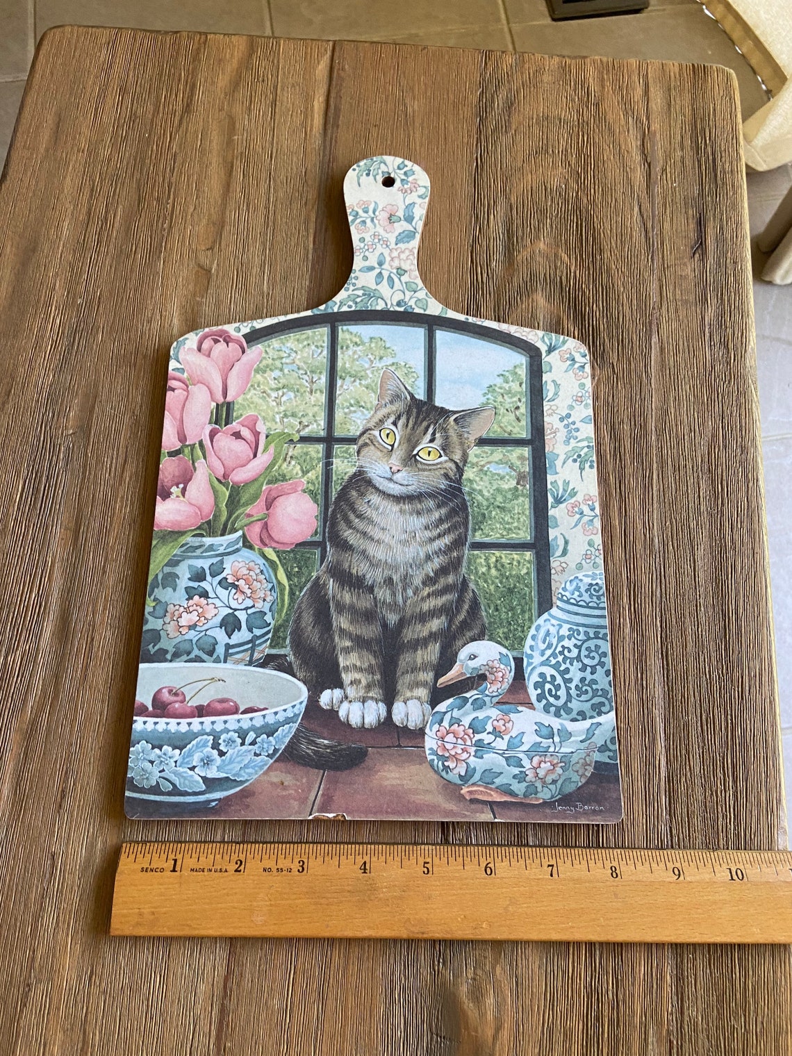Vintage Cat Melamine Chopping Board - Etsy Ireland