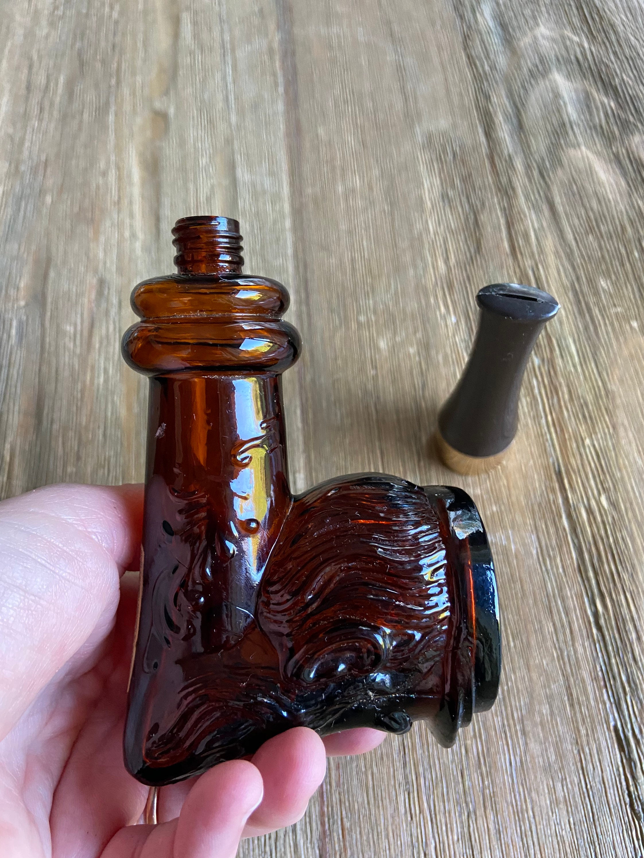 Vintage Avon Pipe Bottle - Etsy