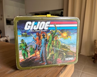 Vintage 1988 GI Joe Lunch Box Missing Thermos and Handle - Etsy