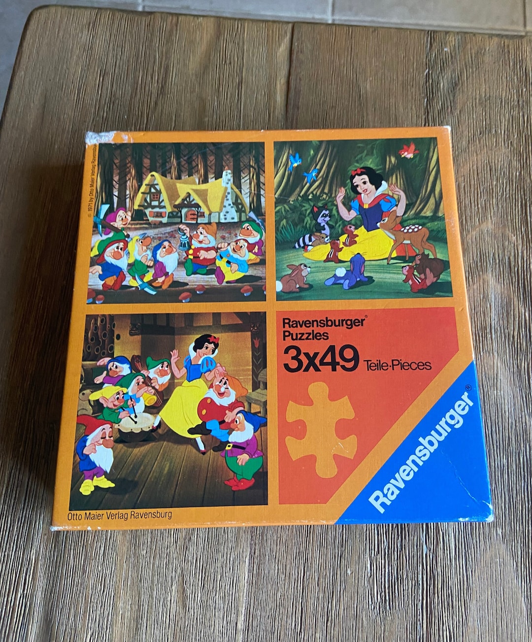 Vintage 1973 Ravensburger Snow White Puzzle - Etsy