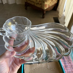 Vintage Hazel Atlas Seashell Snack Set in Original Box - Etsy