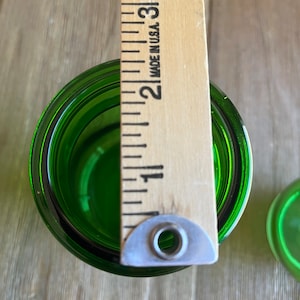 Vintage Belgium Green Glass Bubble Jar - Etsy