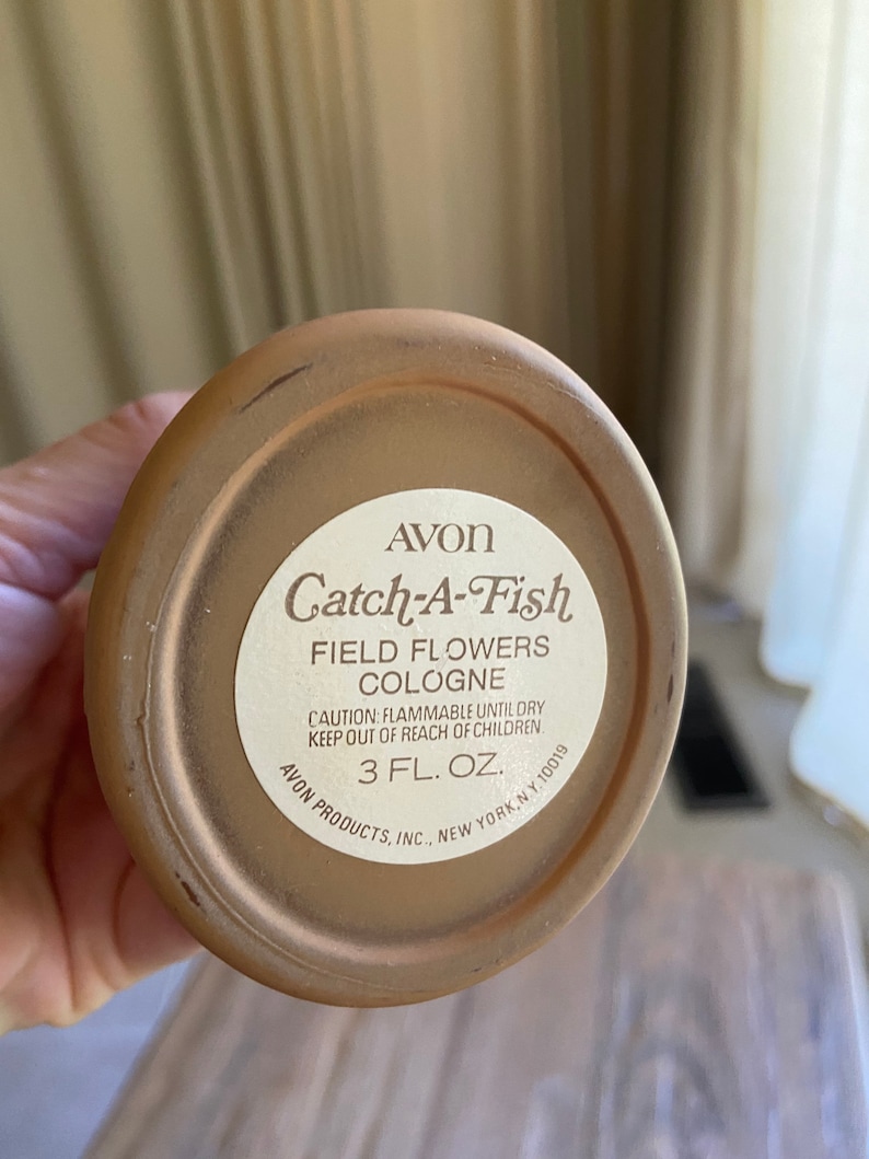 Vintage Avon catch a Fish sonnet Cologne Bottle - Etsy