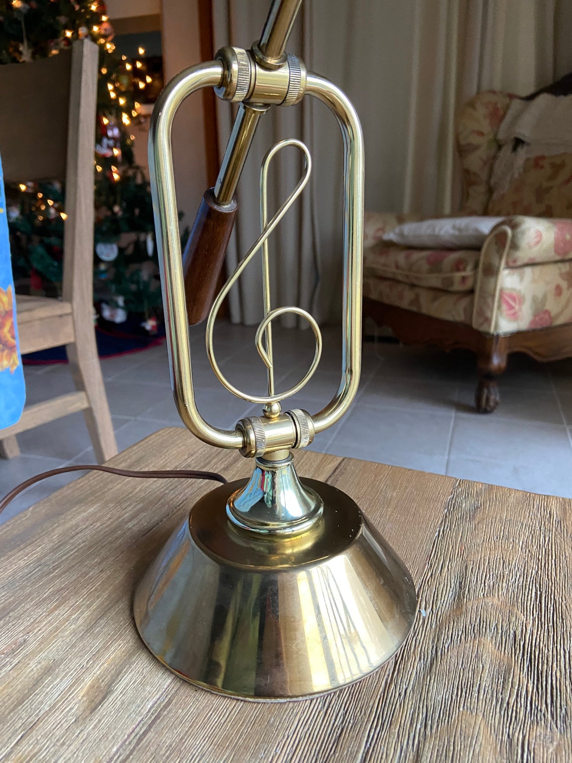 Vintage Musical Note Brass Piano Lamp - Etsy