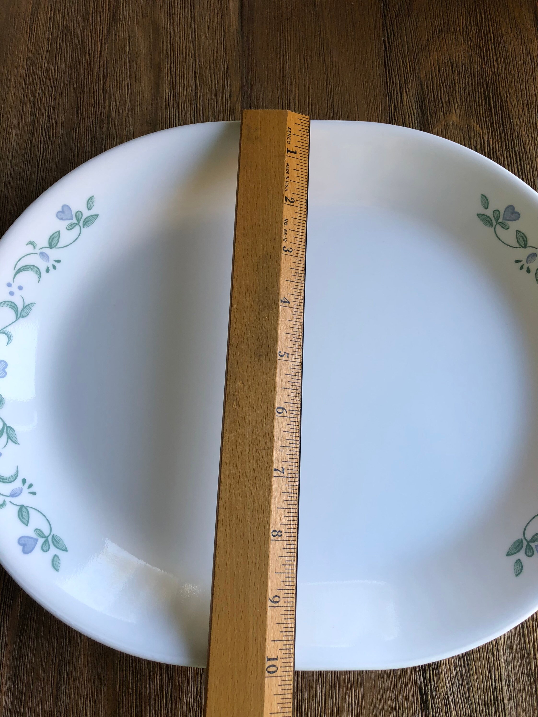 Vintage Corelle Platter With Floral Edge | Etsy