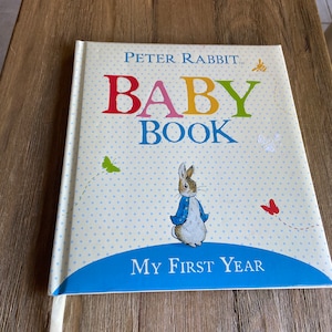 Peter Rabbit First Year Baby Book - Etsy