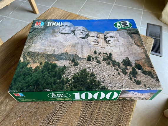 Vintage Unopened Mount Rushmore Puzzle - Etsy