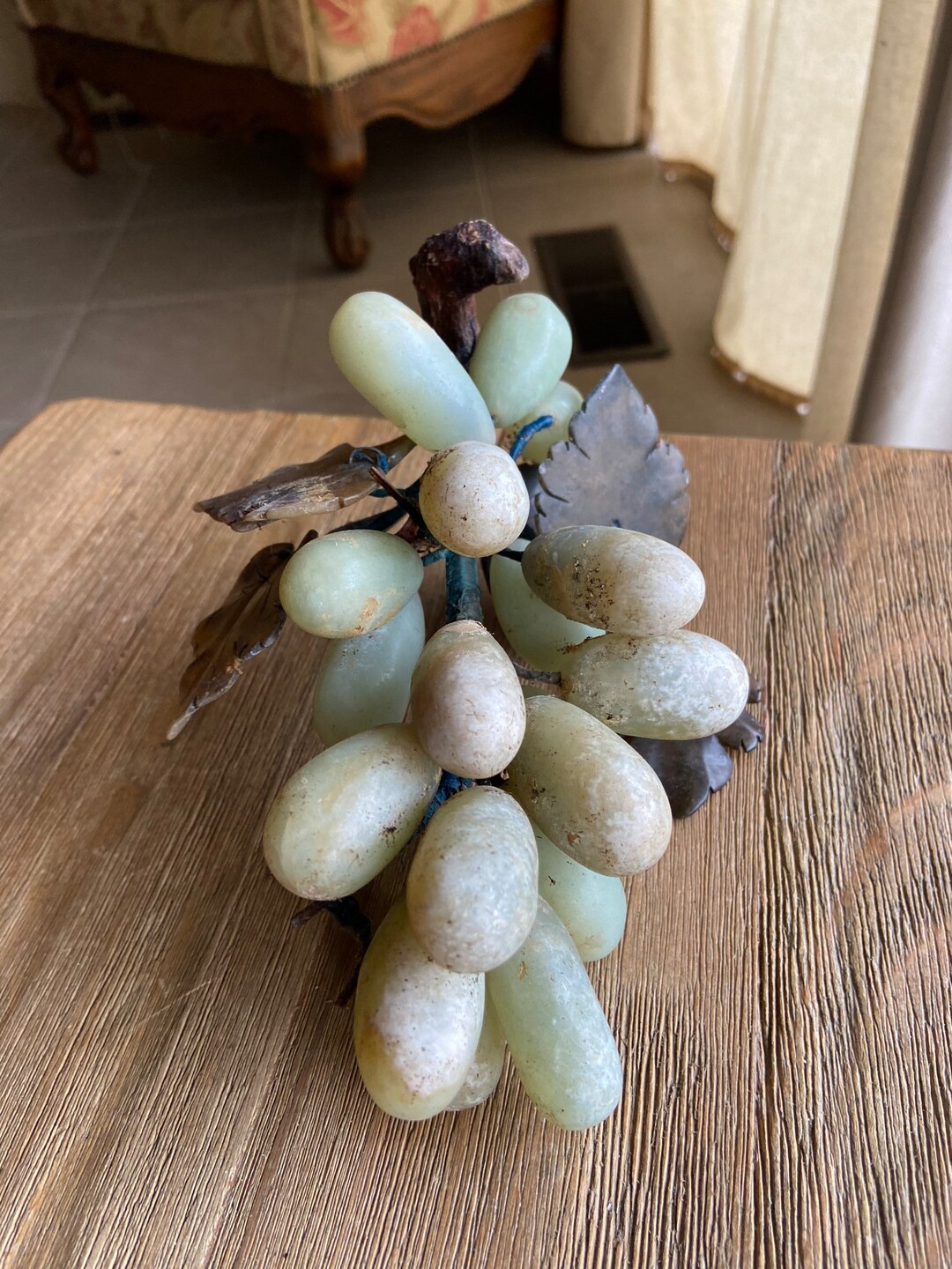 Vintage Stone Grape Bunch Mid Century Decor - Etsy
