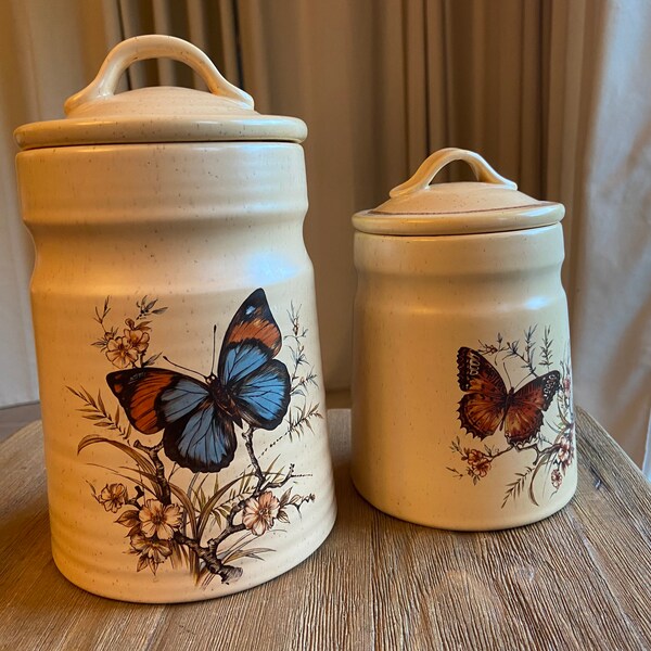 Butterfly Canisters - Etsy