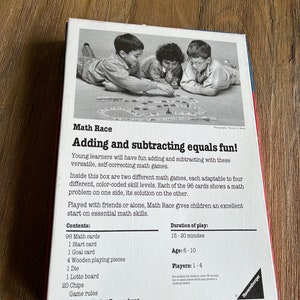 Vintage Ravensburger Math Game - Etsy