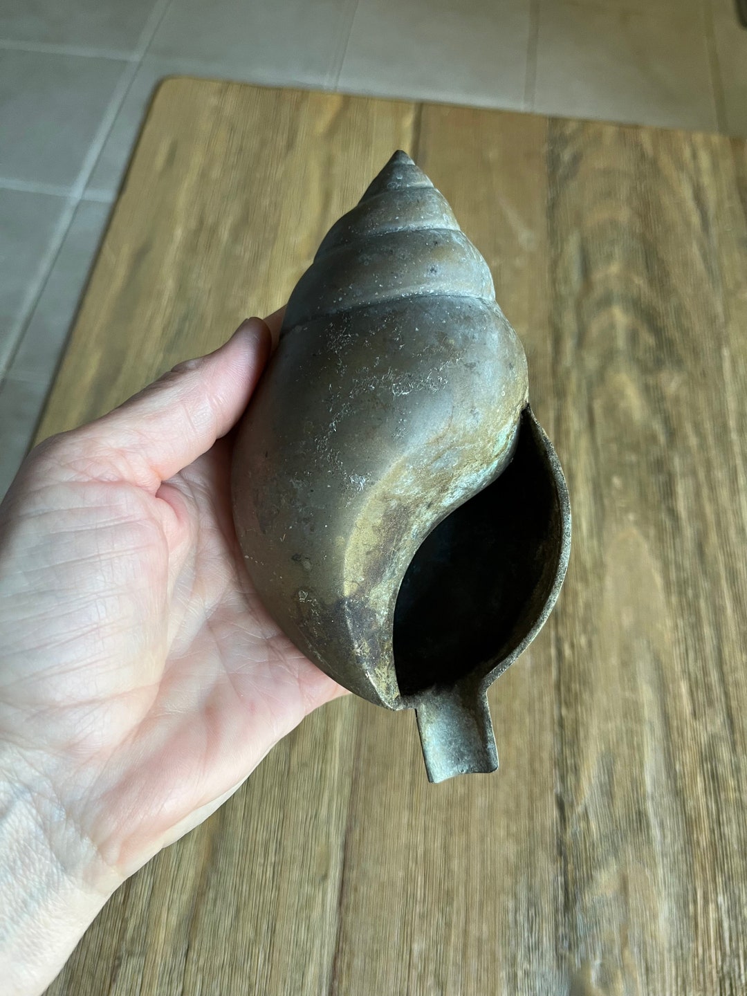 Vintage Brass Sea Shell Ash Tray - Etsy