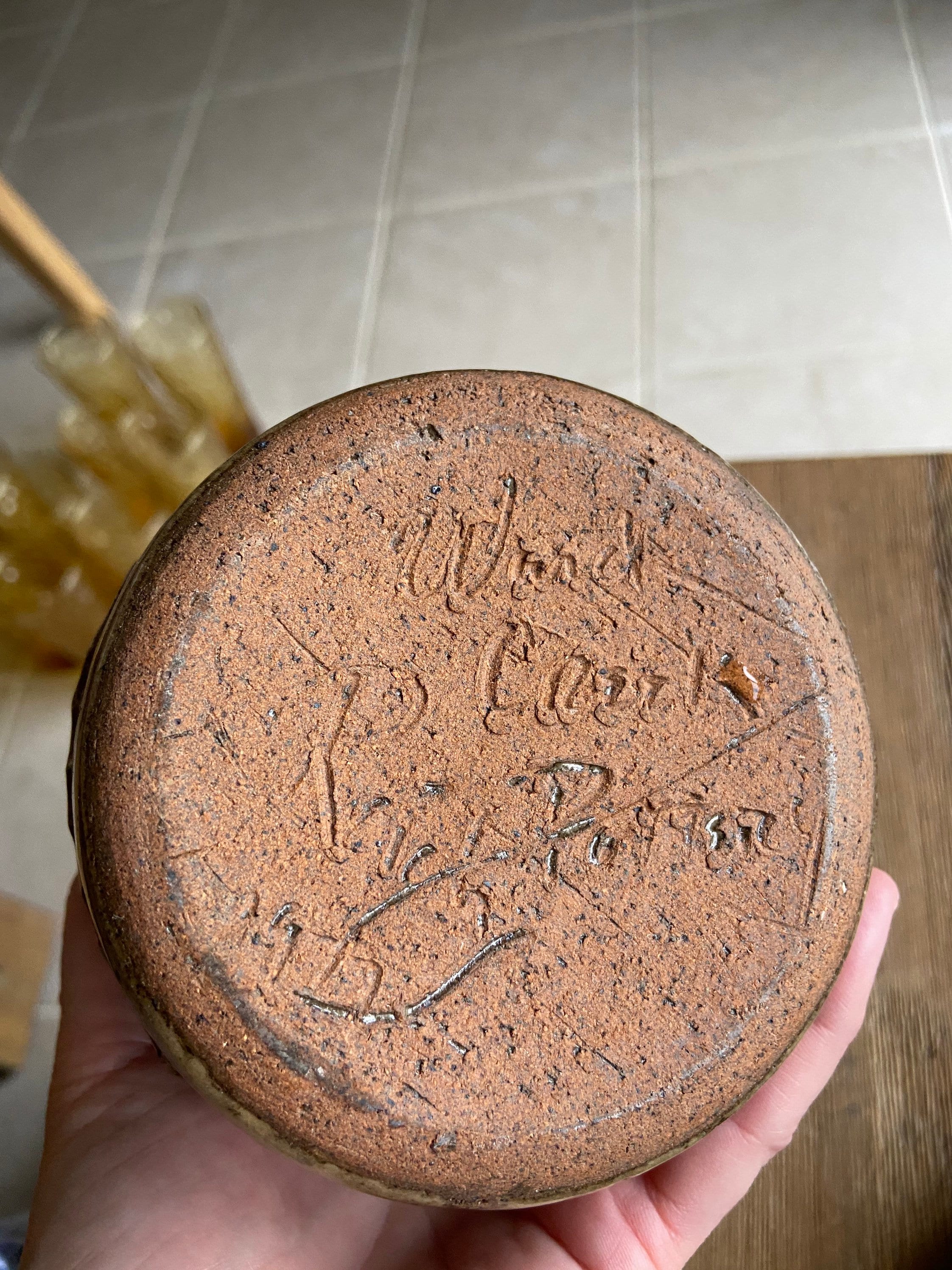 Vintage Handmade Ceramic Honey Pot - Etsy