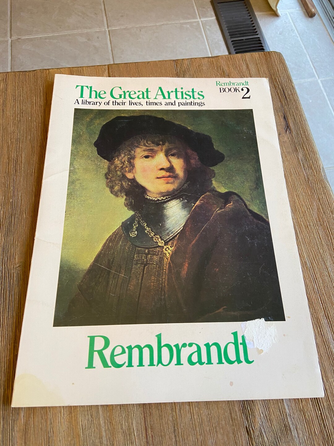 Vintage Rembrandt Art Book - Etsy
