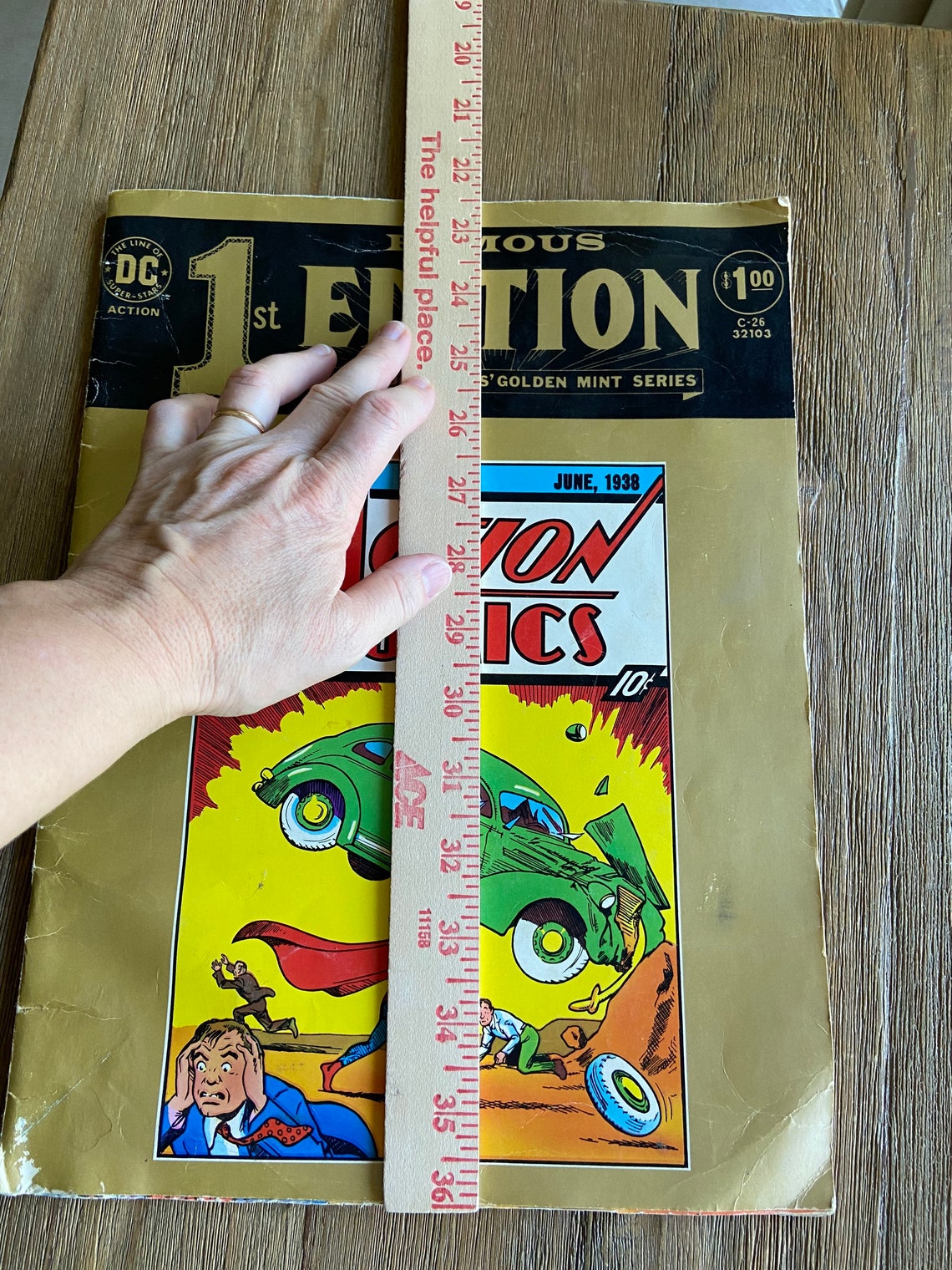 Vintage Action Comics 1st Edition Reproduction From 1974 - Etsy