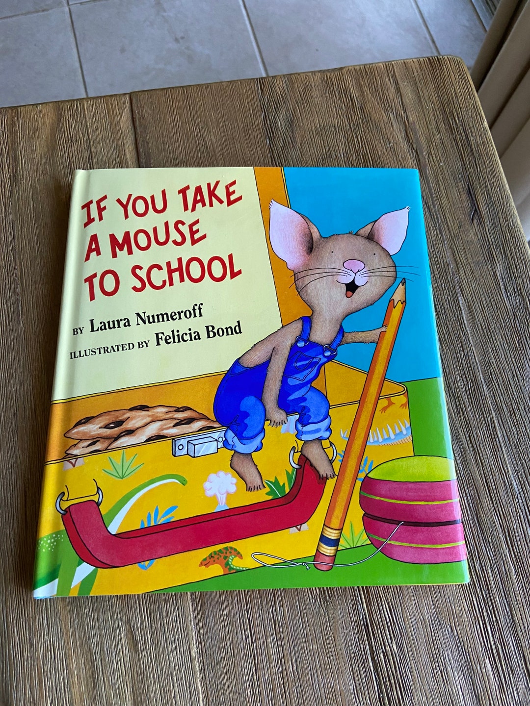 Vintage If You Take a Mouse to School Book - Etsy