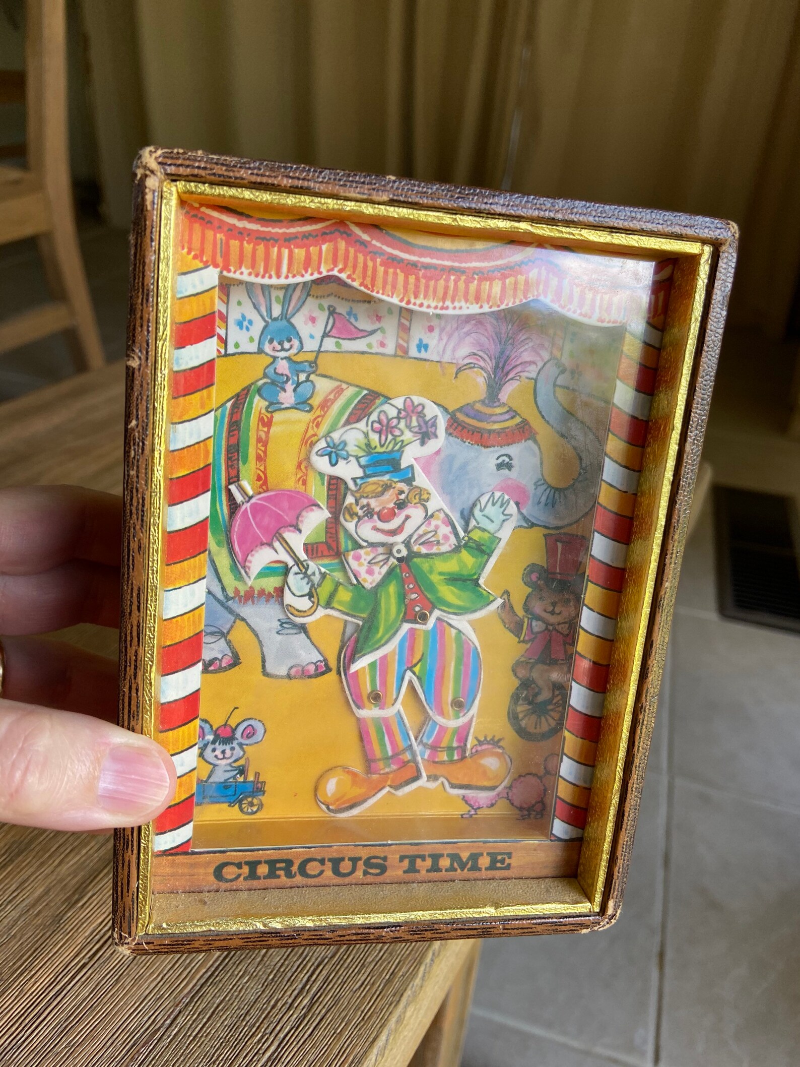 Vintage dancing clown music box | Etsy