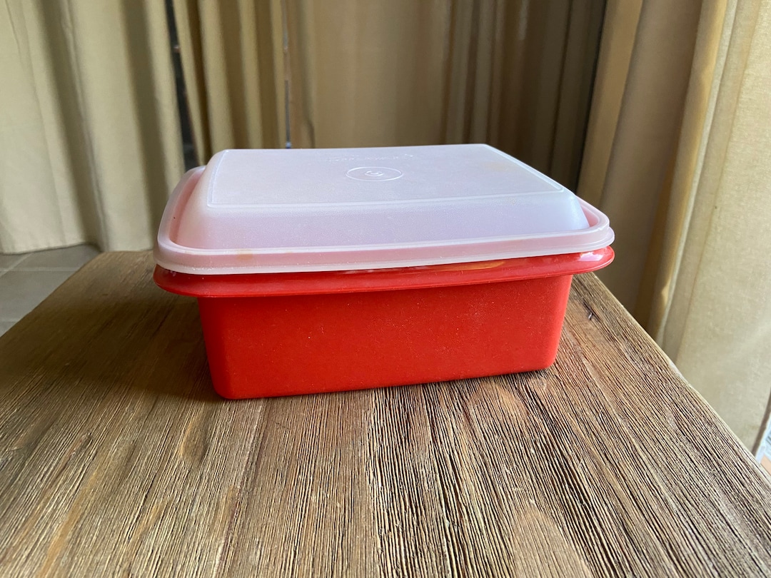 Vintage Orange Tupperware - Etsy