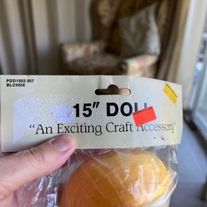 Vintage 15 Inch Craft Doll - Etsy