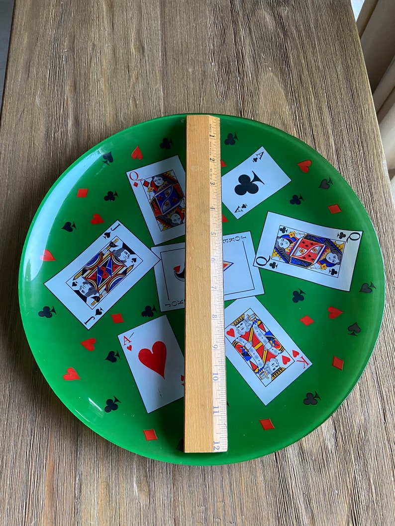 Vintage Luminarc Game Night Platter - Etsy