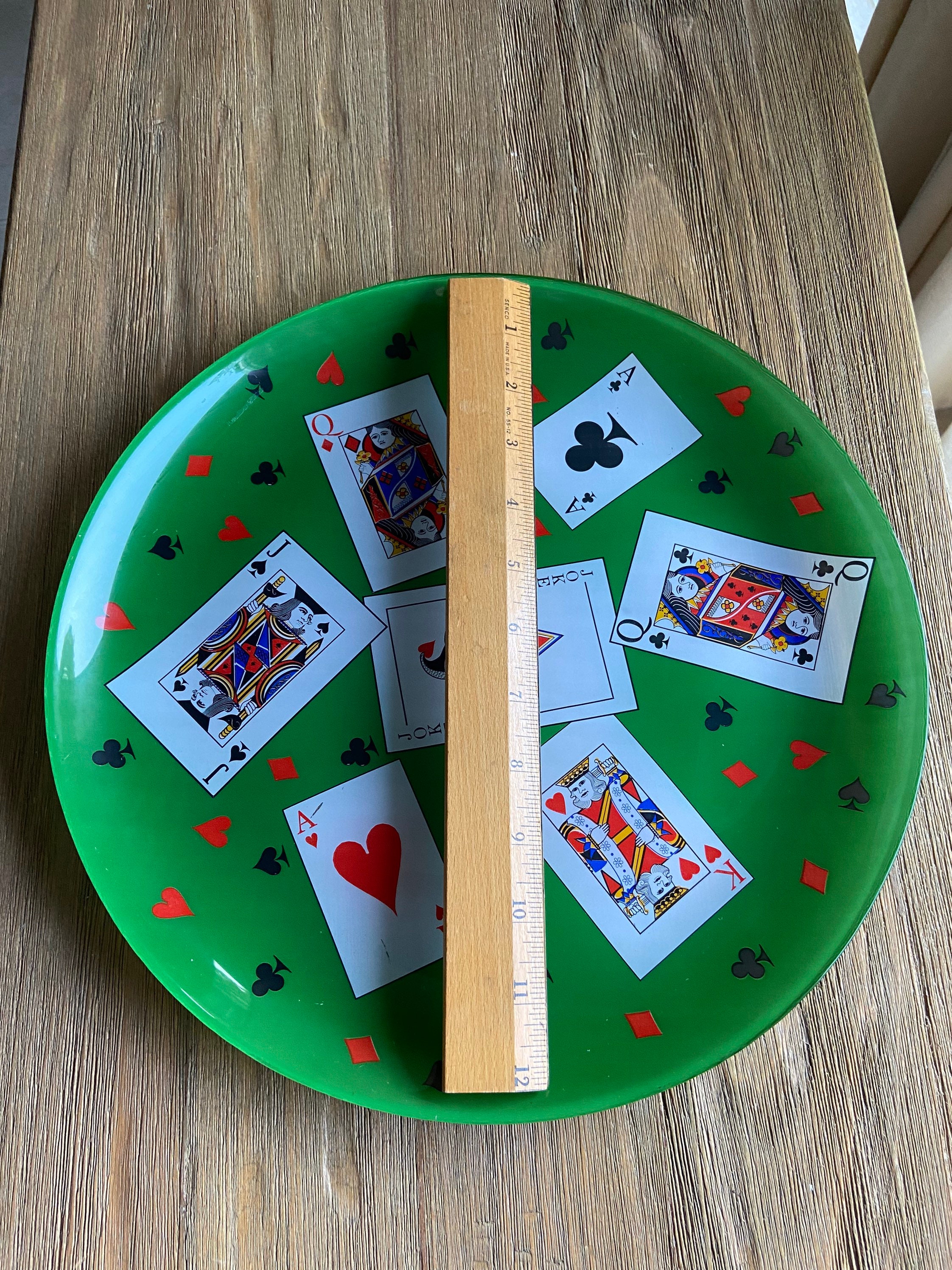 Vintage Luminarc Game Night Platter - Etsy