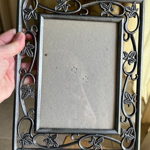 Vintage Ivy Leaves Metal Picture Frame - Etsy
