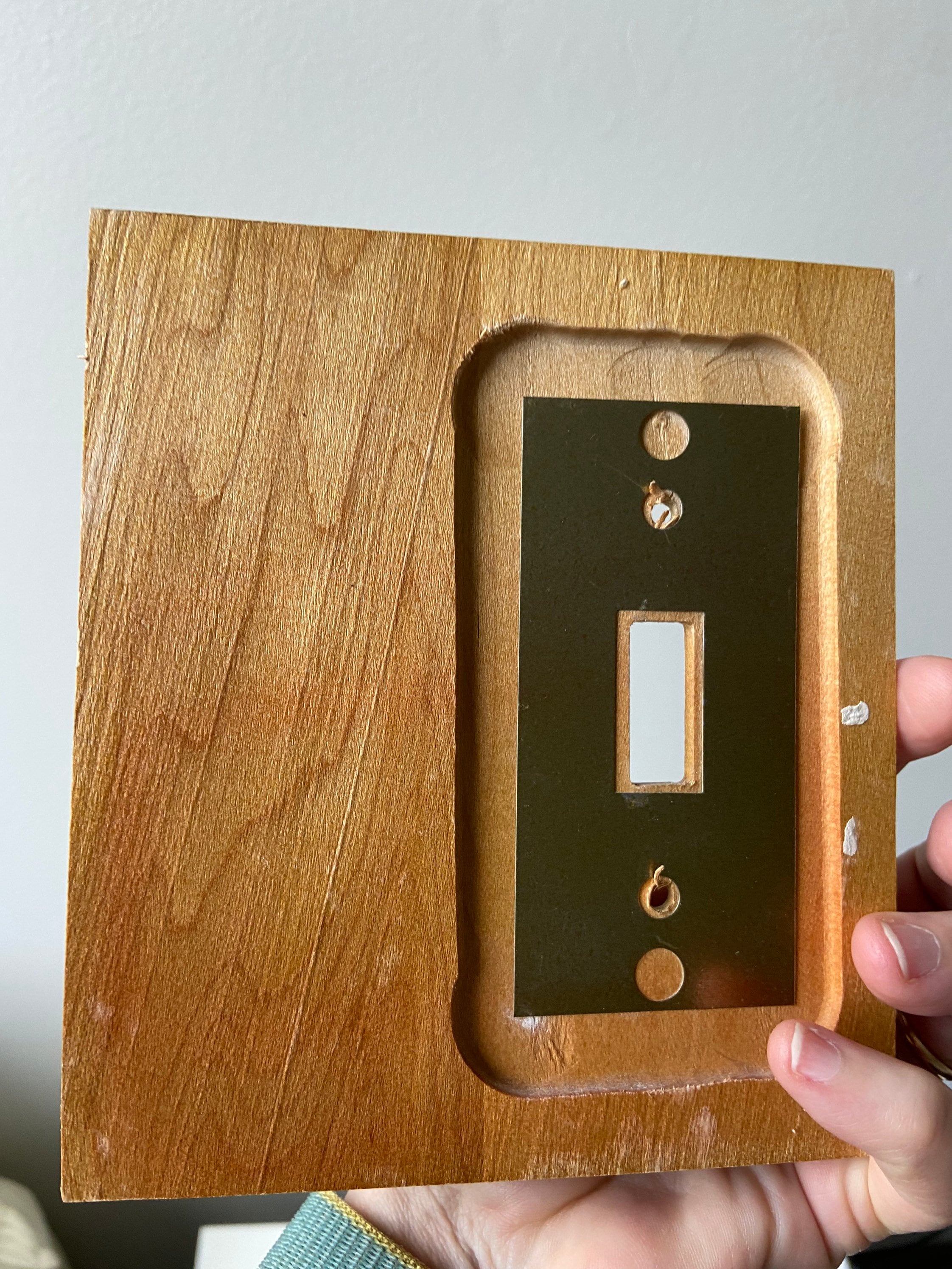 Vintage Children’s Room Wood Switch Plate - Etsy
