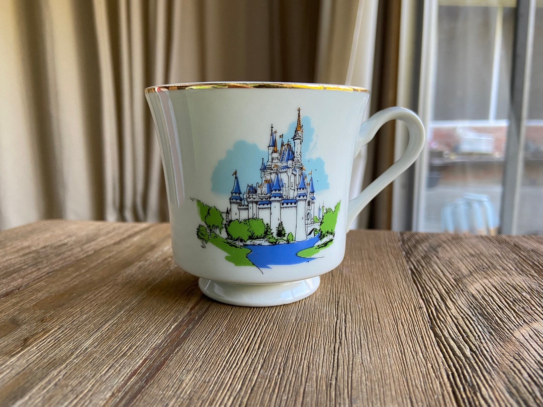 Disney Castle Porcelain Tea Cup - Etsy
