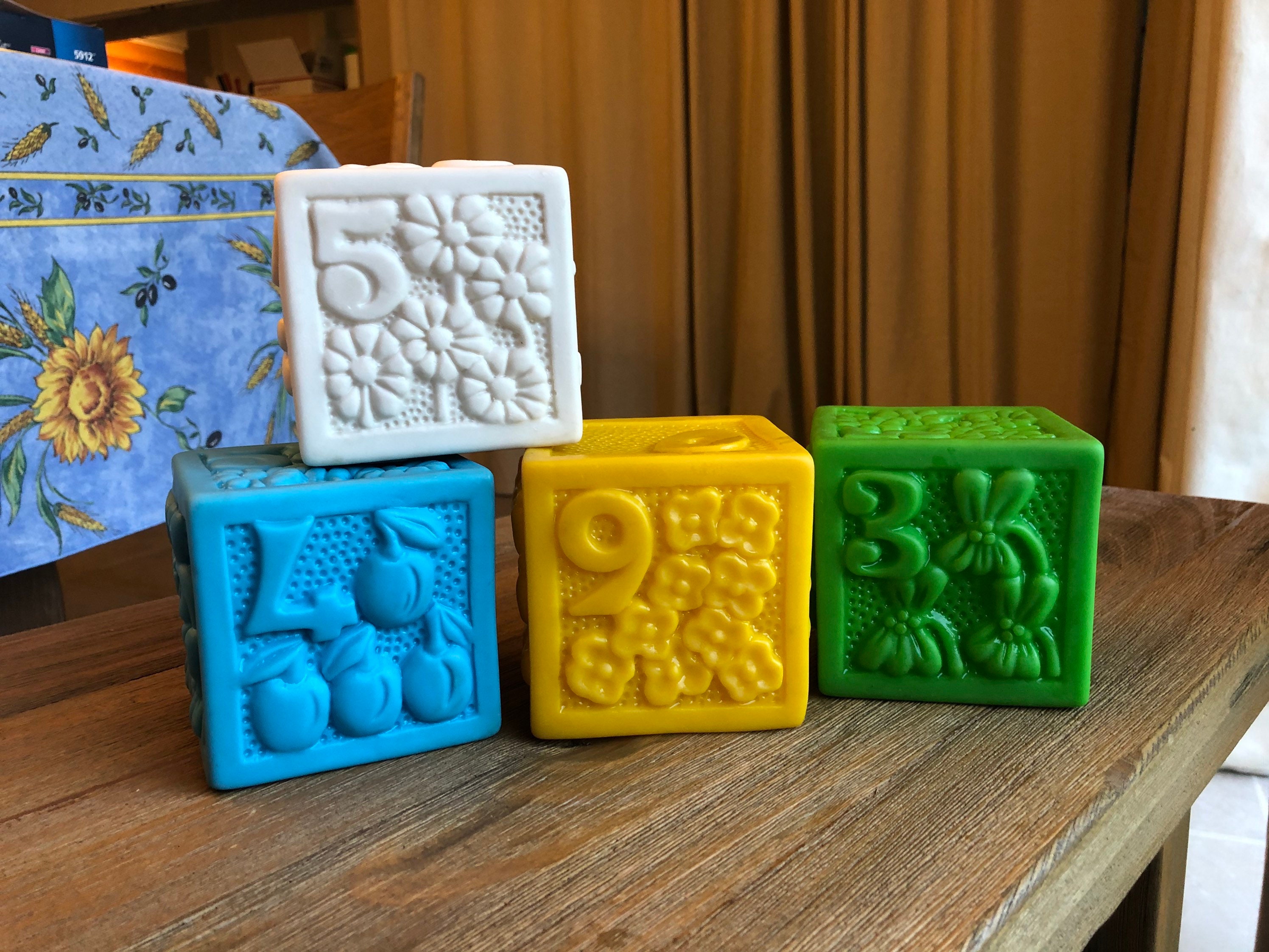 Vintage Rubber Cubes - Etsy
