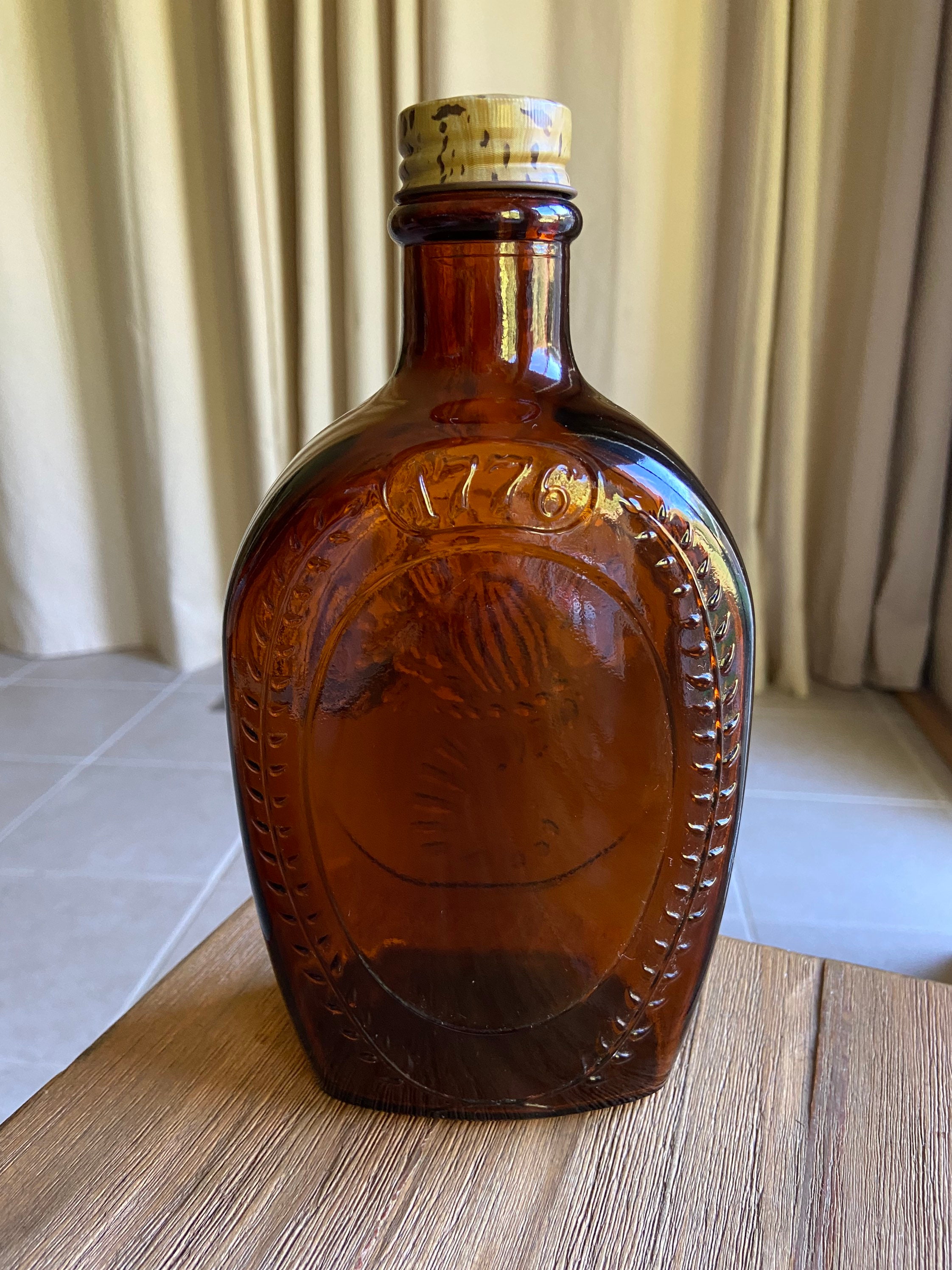 Vintage Log Cabin 1776 Cornucopia Bottle - Etsy