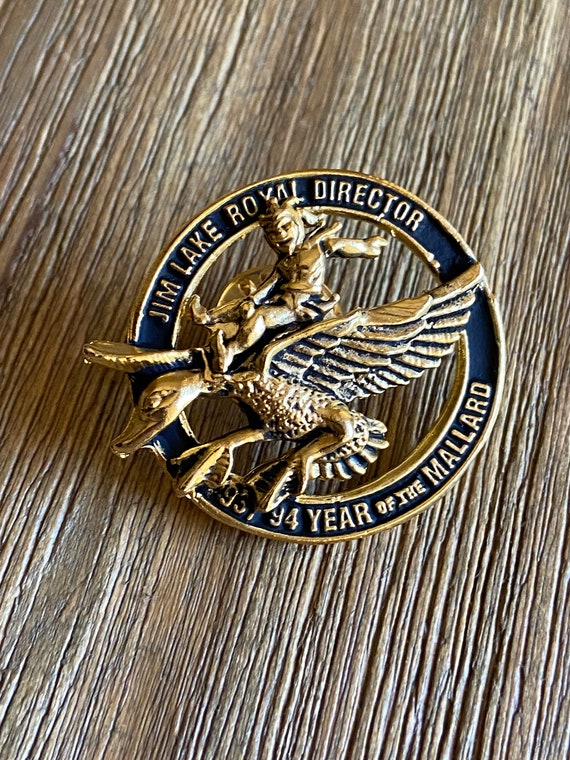 Vintage Masonic pin (goose) - Gem