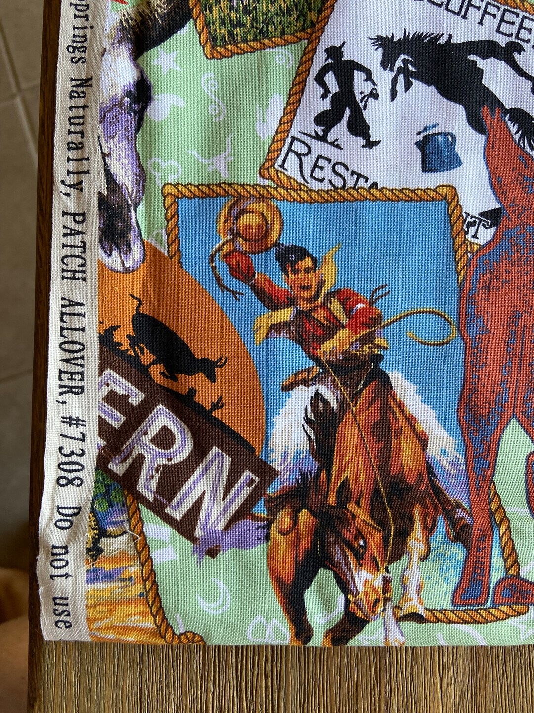 Cowboy Themed Fabric - Etsy