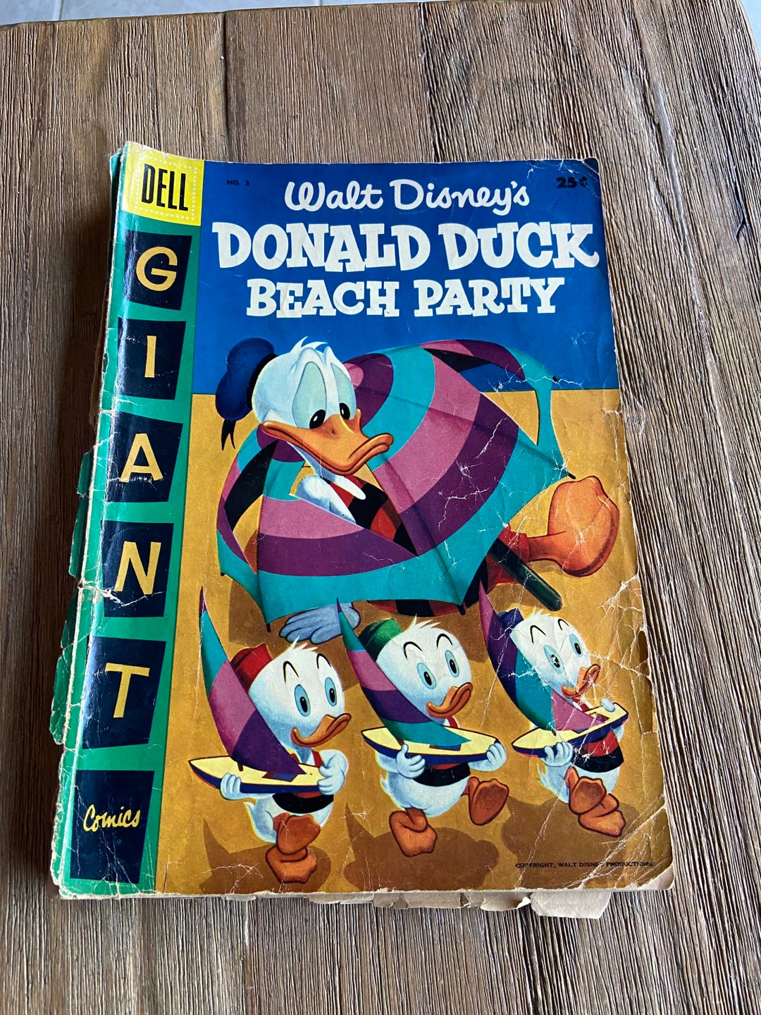 Vintage Donald Duck Beach Party Comic (1956) - Etsy