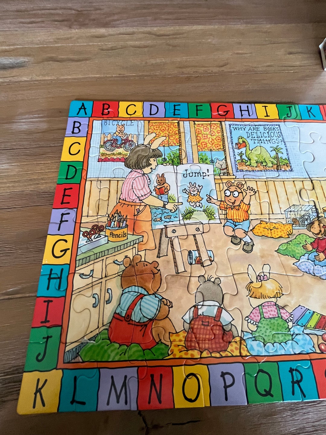 Vintage Arthur Learns to Read Puzzle - Etsy